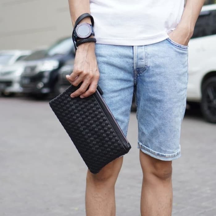 Jual XG56 Cluctch Hand Bag Pria Motif Kulit Jeruk Supr*Me Pouch Ss19 ...