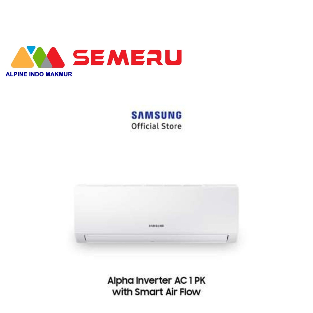 Jual SAMSUNG AC ALPHA INVERTER / 1 PK AR-09AYHLAWKNSE (KHUSUS MAKASSAR ...