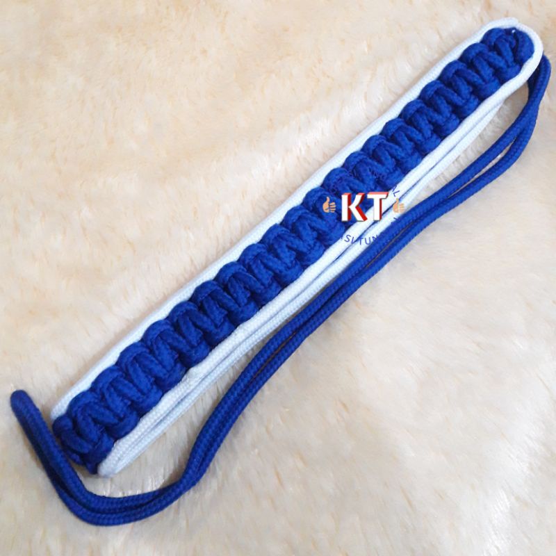 Jual Tali kur biru lis putih/talikur biru putih | Shopee Indonesia