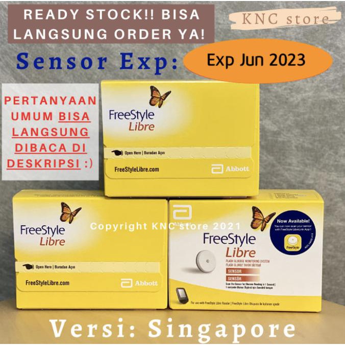 Jual FreeStyle Libre 14 Day SENSOR Continuous Glucose Monitor/Alat ...