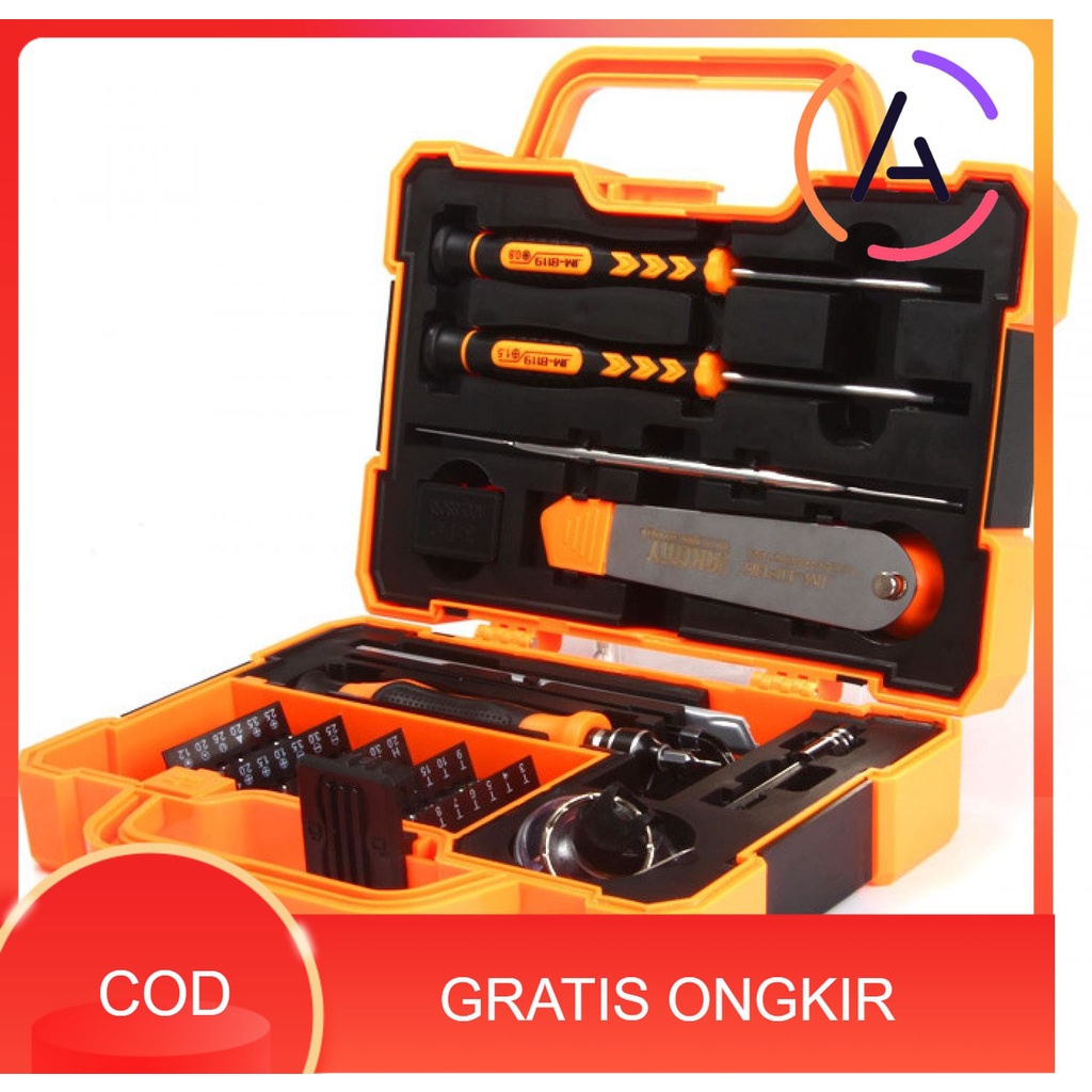 Jual Jakemy 45 in 1 Precision Screwdriver Repair Tool Kit - JM-8139 ...