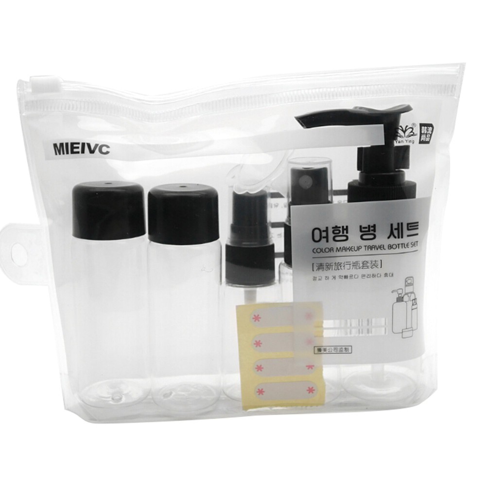 Jual Travel Bottle Botol Spray Set Pack Sabun Cair Cairan Sampo Soap ...