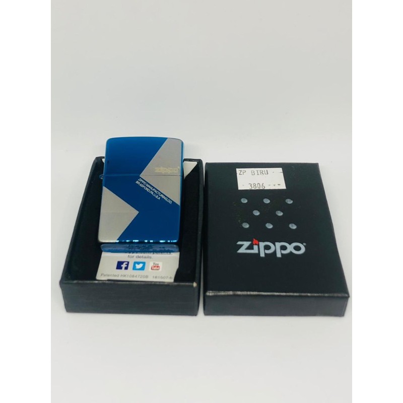 Jual ZIPPO BLUE ICE MOTIF EXCLUSIVE ZIPPO UNIK ZIPPO PREMIUM | Shopee ...