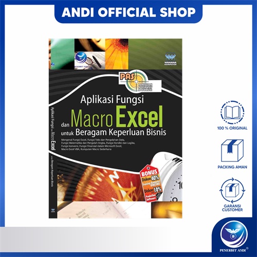 Jual Penerbit Andi - Panduan Aplikasi Dan Solusi: Aplikasi Dan Macro ... Jual Penerbit Andi - Panduan Aplikasi Dan Solusi: Aplikasi Dan Macro ...