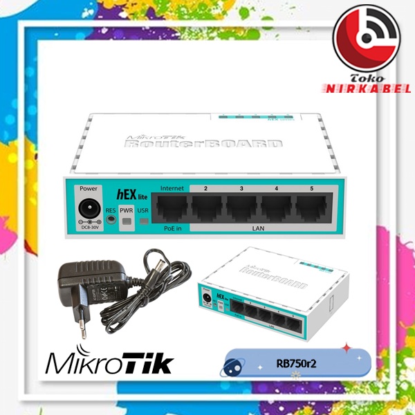 Jual MikroTik hEX lite RB750r2 | RB 750 r2 | RB7520 r2 | Shopee Indonesia