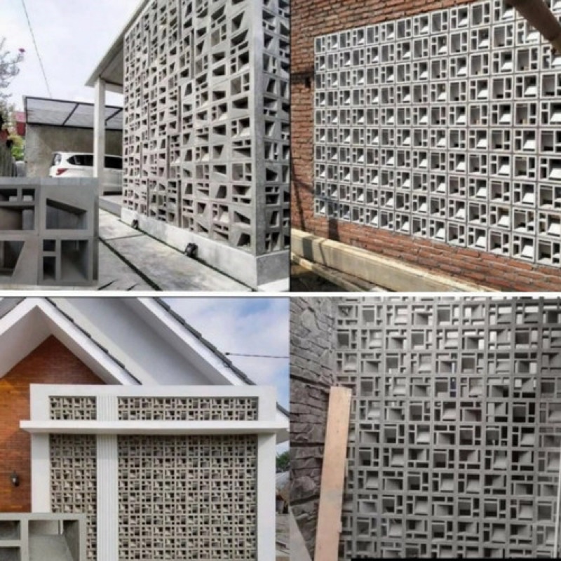 Jual Roster minimalis , loster beton , pagar beton minimalis , lubang ...