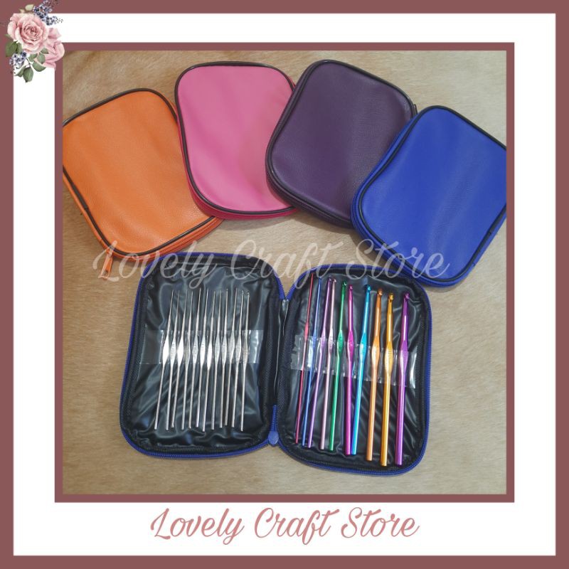 Jual Hakpen rajut 22pcs / set Crochet Jarum Rajut Knitting | Shopee ...
