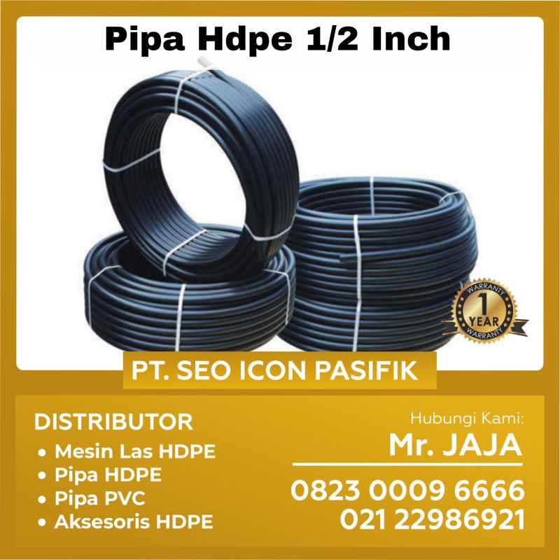 Jual Pipa Hdpe 1/2 inch selang hdpe hitam triliun prime | Shopee Indonesia