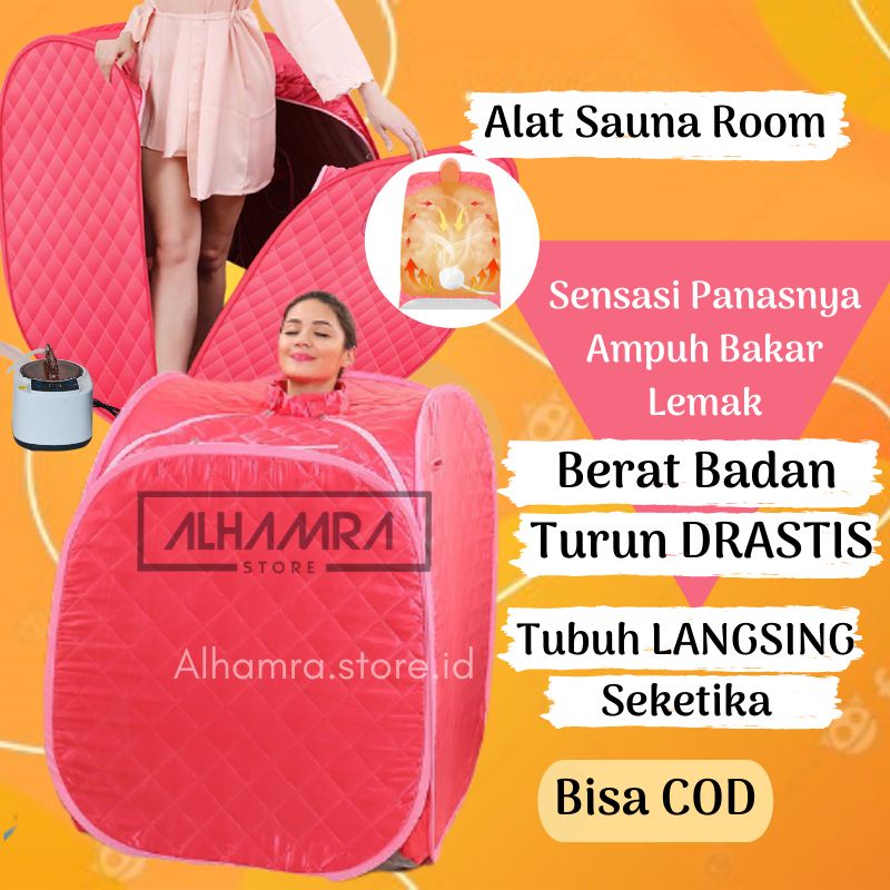 Jual Alat Sauna Portabel Sauna Body Steam Home Spa Mandi Uap Pelangsing ...