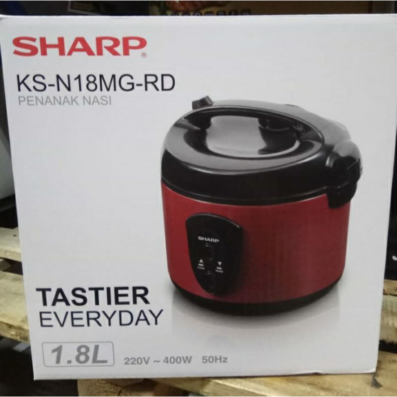 Jual rice cooker sharp KS-N18MG-RD | Shopee Indonesia