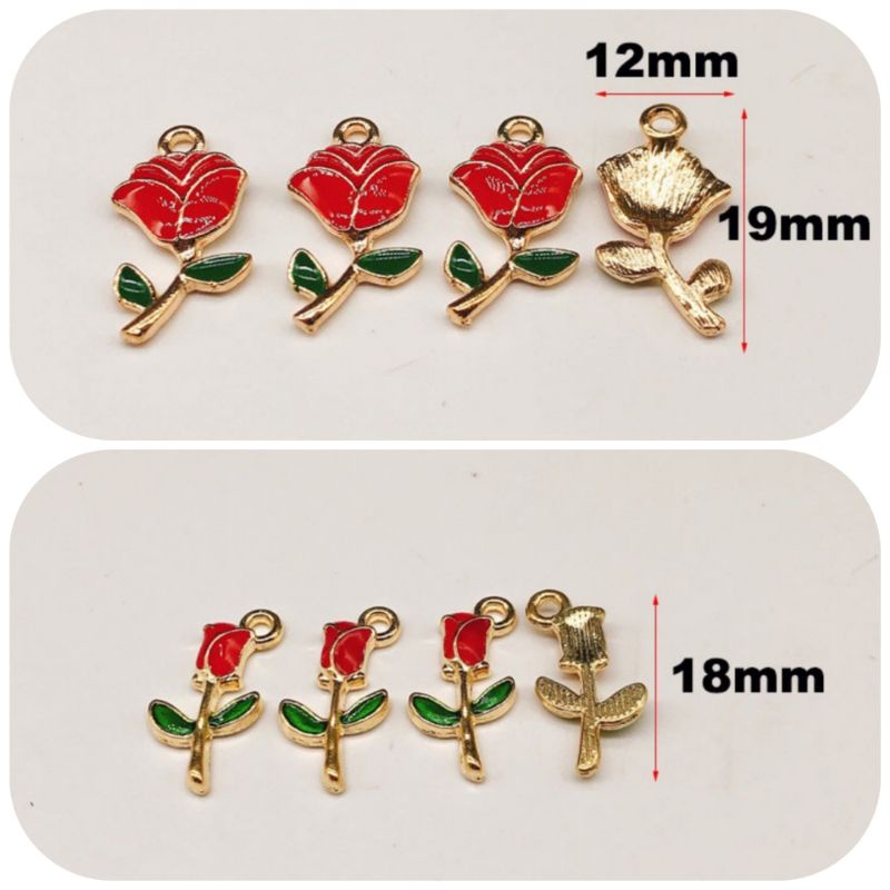 Jual Bandul Liontin Bunga Mawar | Shopee Indonesia