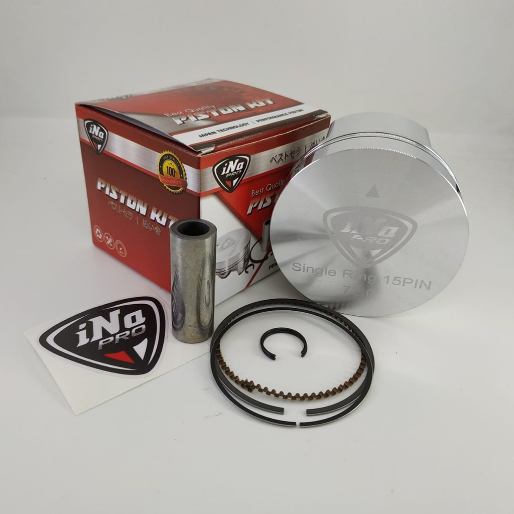 Jual PISTON KIT INAPRO 72MM PIN 13 & 15 1RING | Shopee Indonesia