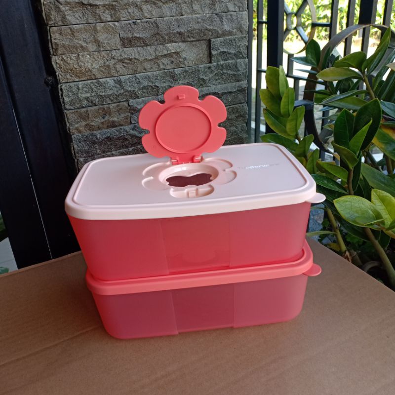 Jual kotak tissue tupperware (tissue box) | Shopee Indonesia