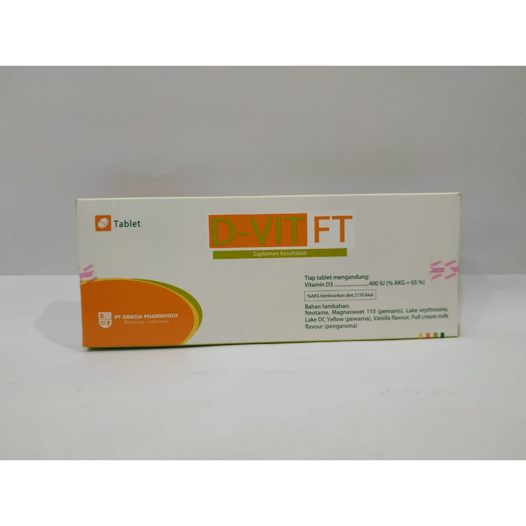 Jual D-vit tablet isi 30 tablet | Shopee Indonesia