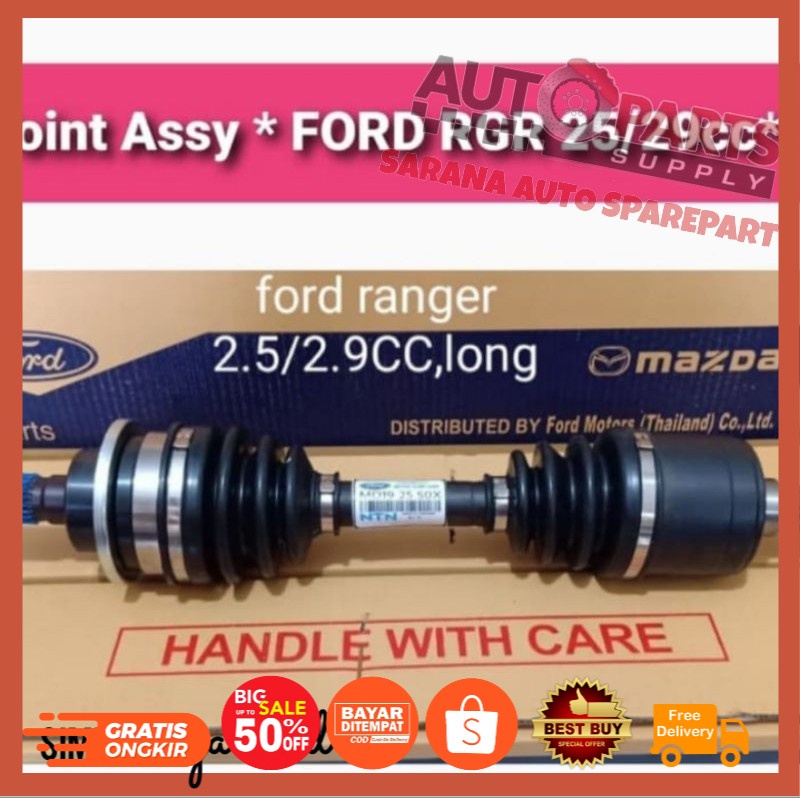 Jual CV joint Assy Ford ranger 2.5 as roda dpn Mazda BT50 | Shopee ...
