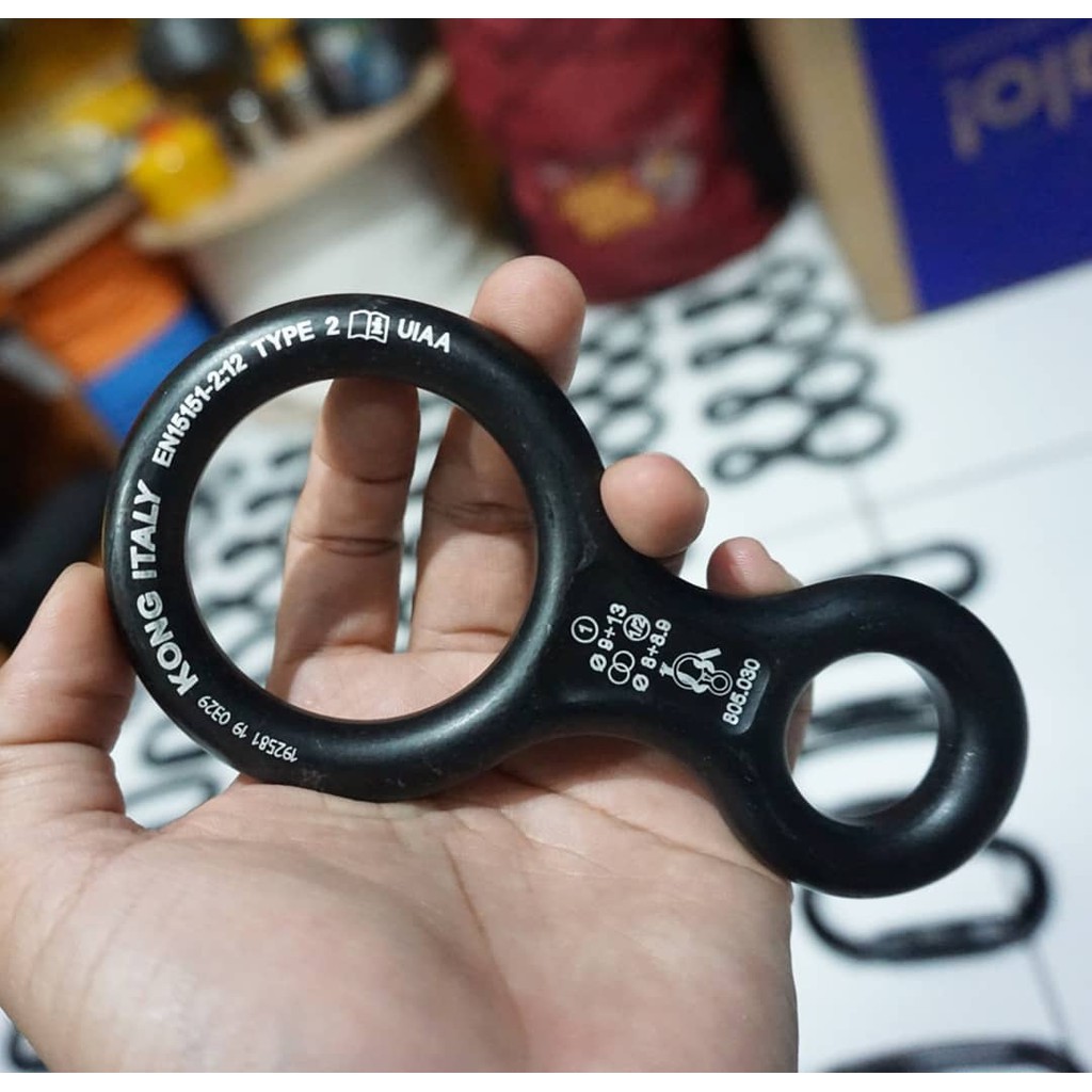 Jual Figure of Eight descender kong outdoor climbing safety | Shopee ...