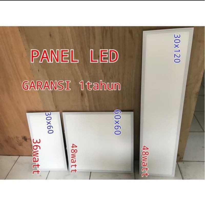 Jual lampu downlight led panel 30x120 inbow lampu led plafon ceiling 48w | Shopee Indonesia
