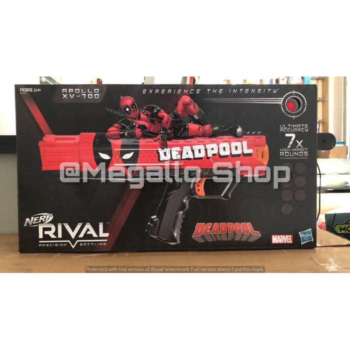 Jual cg301 Nerf Rival Deadpool Apollo XV-700 BNIB LIMITED EDITION RARE ...