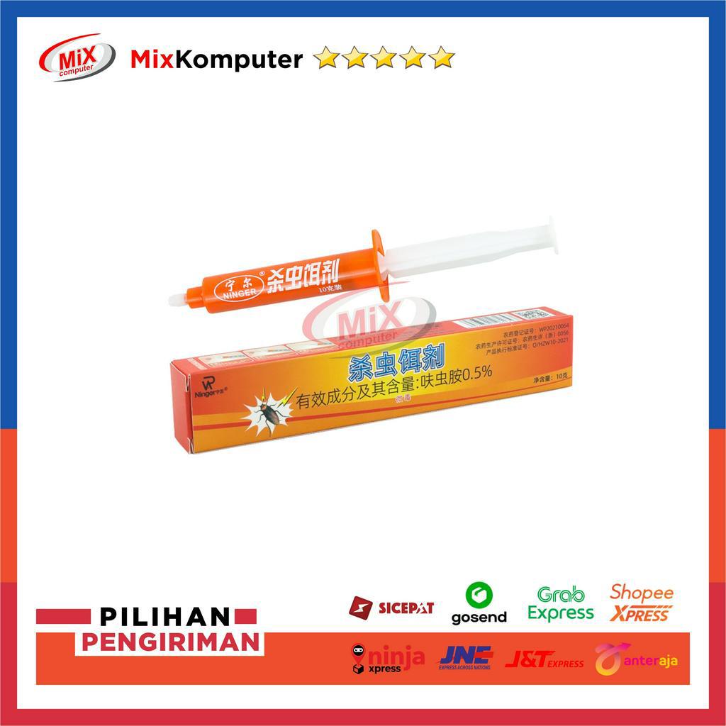 Jual NINGER Gel Racun Pembasmi Kecoa Roach Bait Insecticide Control ...