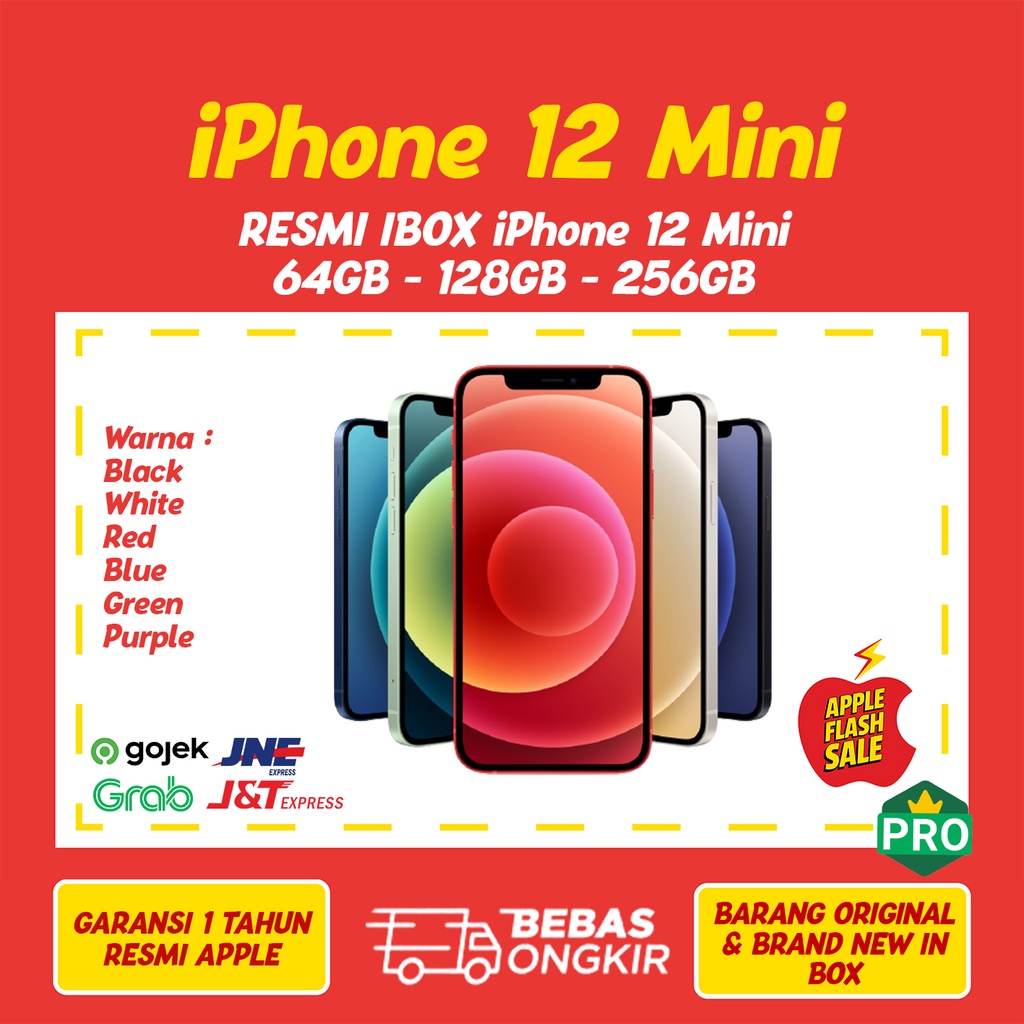 Jual RESMI iPhne 12 Mini 64GB 128GB 256GB | Shopee Indonesia