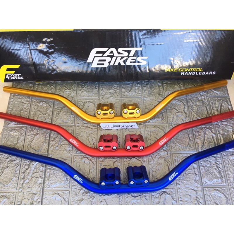 Jual stang fatbar model fast bikes plus riser stang rx king pcx nmax ...