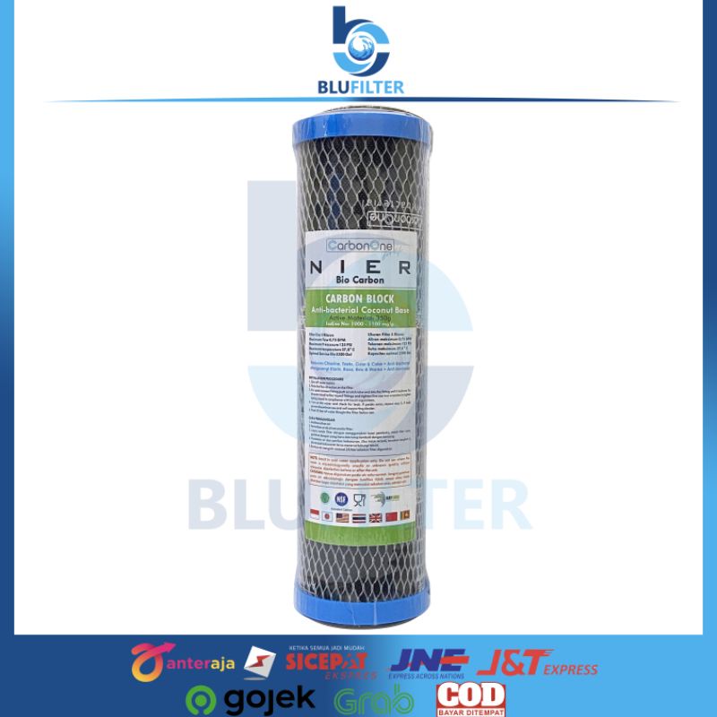 Jual FILTER AIR NIER BIO CARBON CTO ANTI BACTERIAL 10" ORIGINAL ...