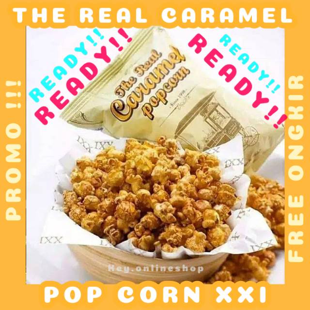 Jual SALE!! Pop Corn XXI The Real Caramel Pop Corn THE REAL POP CORN ...