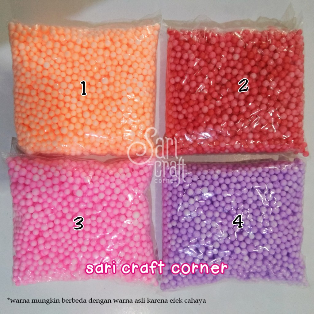 Jual Butiran Styrofoam Sterofoam - Butir Gabus Polos | Shopee Indonesia