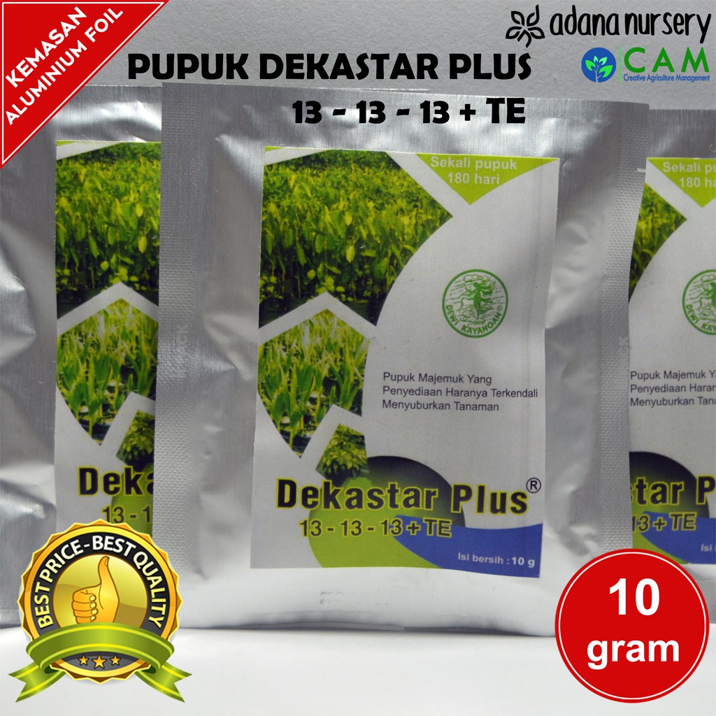 Jual Pupuk Dekastar Plus 13-13-13 +TE (10 gram) - Repack | Shopee Indonesia