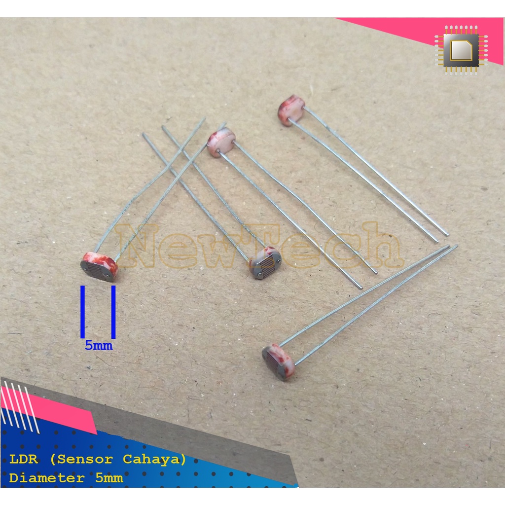 Jual LDR Photo Resistor Photoresistor Sensor Cahaya Kecil 5mm 5 mm ...