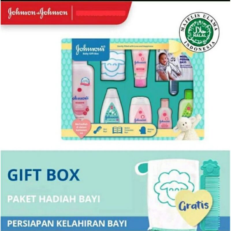 Jual Johnson baby shower Gift Box expired 2025 | Shopee Indonesia