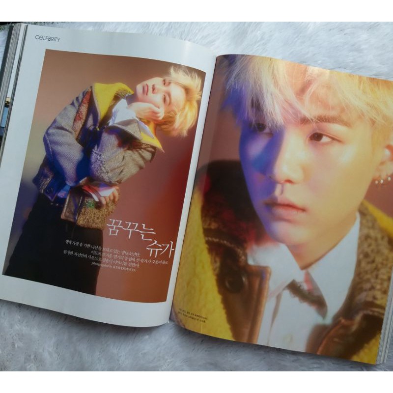 Jual BTS SUGA MARIE CLAIRE MAGAZINE YOONGI (bisa nego) | Shopee Indonesia