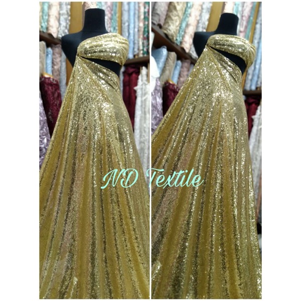 Jual Kain/SEQUIN 1000/Payet Sequin/Seribu Payet/Bahan Kebaya | Shopee ...