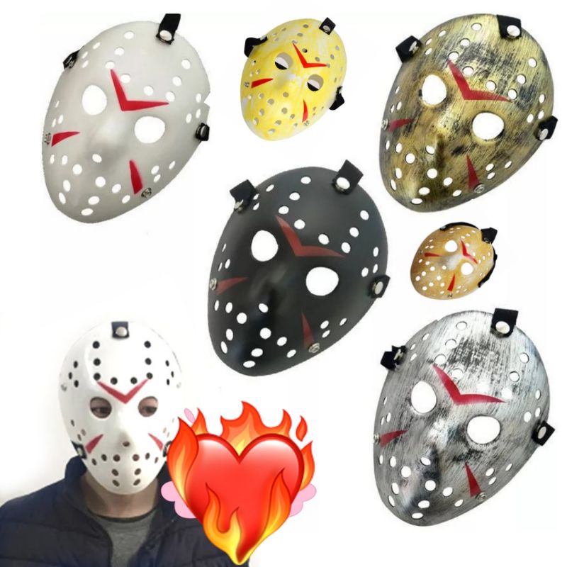 Jual Jason and Freddy Vs Topeng Halloween Horror Friday 13th MASK ...