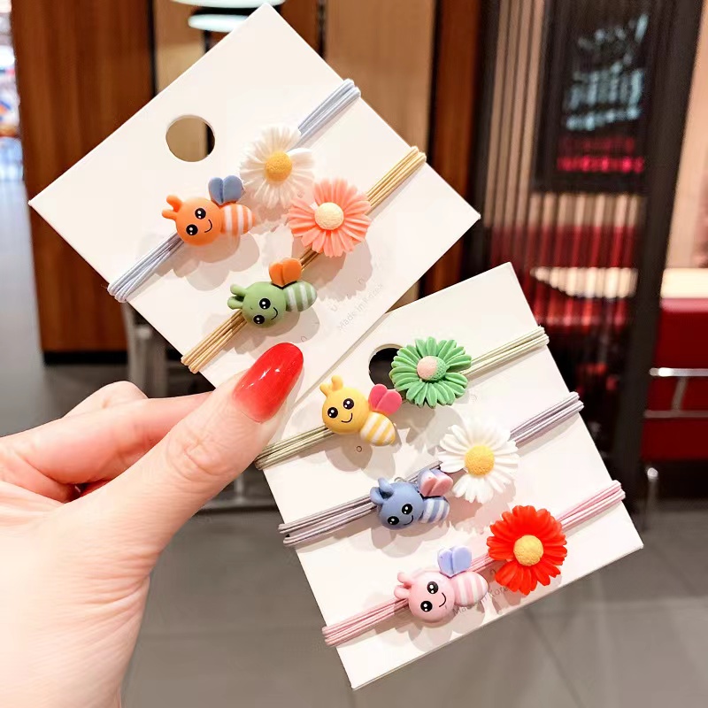 Jual ED - IKAT RAMBUT ANAK ICON LEBAH & BUNGA IMPORT / IKATAN RAMBUT ...