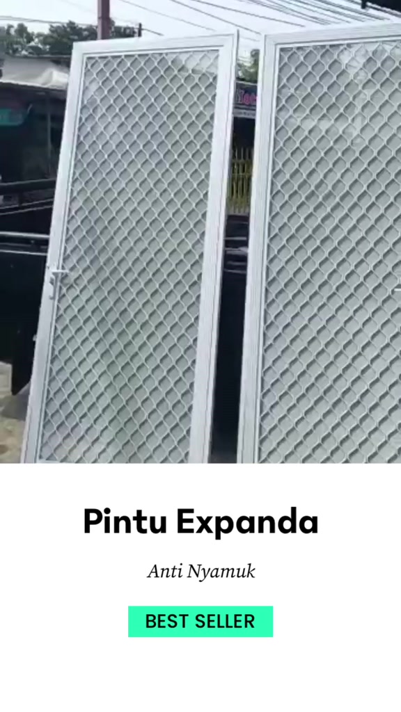 Jual Pintu Expanda Kasa Nyamuk Aluminium / Pintu Alumunium Kawat Nyamuk ...