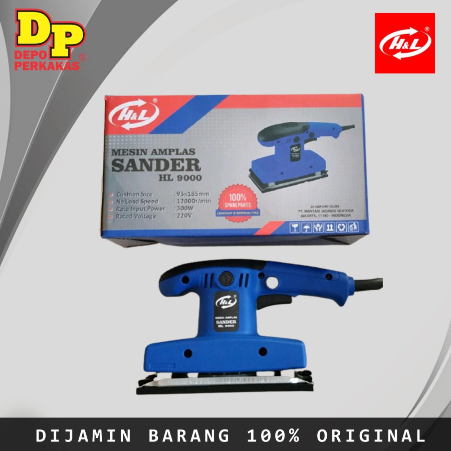 Jual Mesin Amplas Sander H&L HL 9000 Garansi 2 Tahun | Shopee Indonesia