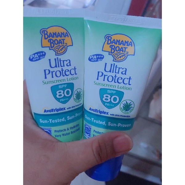 Jual BANANA BOAT Sunscreen Ultra Protect Lotion SPF 80 90ML | Shopee ...