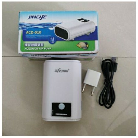 Jual JINGYE AC/DC 010 - 1 lubang / 1 way Mesin Aerator Aquarium | Shopee Indonesia