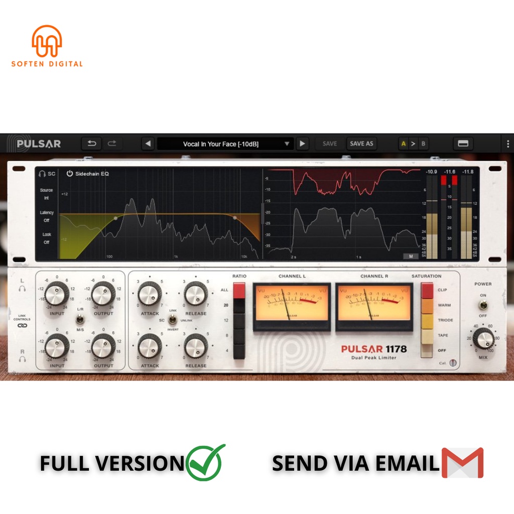 Jual Pulsar Audio 1178 v1 VST Plugin very versatile compressor for ...