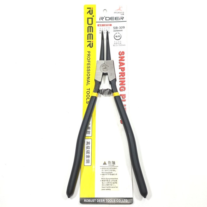 Jual R`DEER SB-320 Tang Snap Ring Pliers 12 inch Bengkok / Buka ...