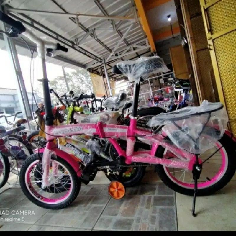 Jual SEPEDA LIPAT MURAH FOLDING BIKE EVERGREEN ORIGINAL | Shopee Indonesia