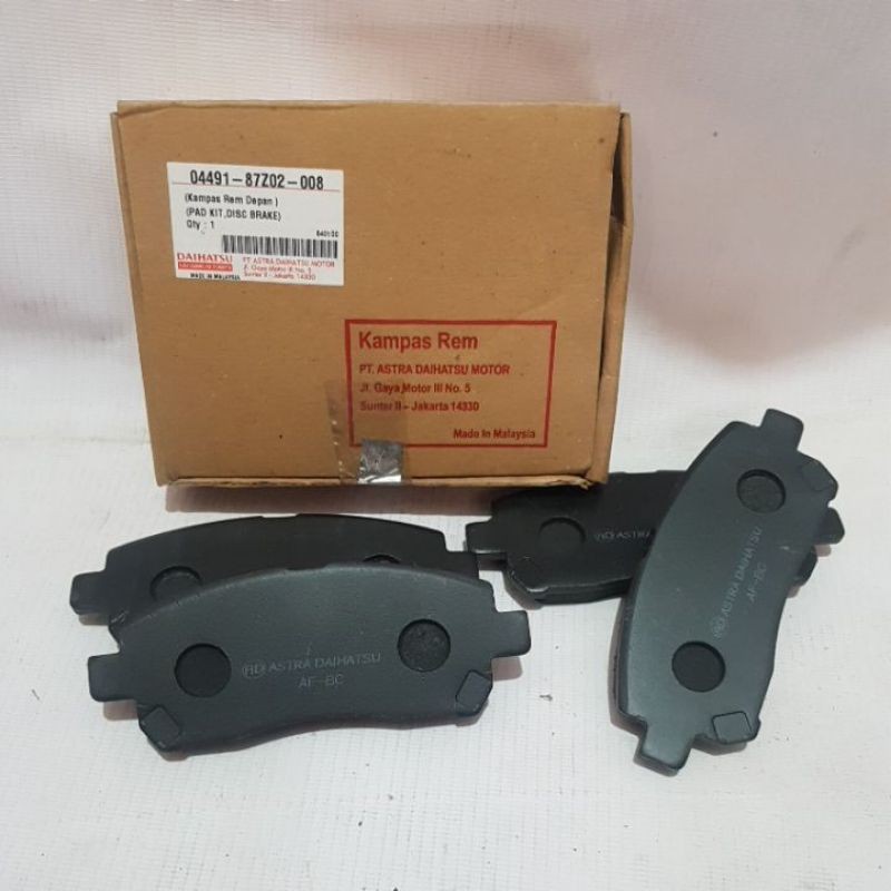 Jual BRAKE PAD/KAMPAS REM DEPAN TARUNA ASLI DAIHATSU | Shopee Indonesia