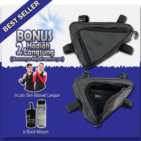 Jual TAS TRIANGLE SEPEDA ROADBIKE SEPEDA BALAP MTB GRAVEL BIKE TRIANGLE ...