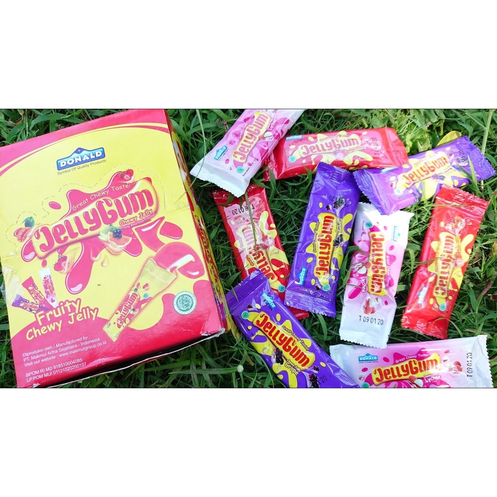 Jual Donald Jelly Gum 25 gram (1 pack isi 24 pcs) | Shopee Indonesia