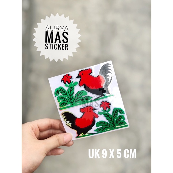 Jual stiker bang jago sticker helm ayam jago hologram | Shopee Indonesia