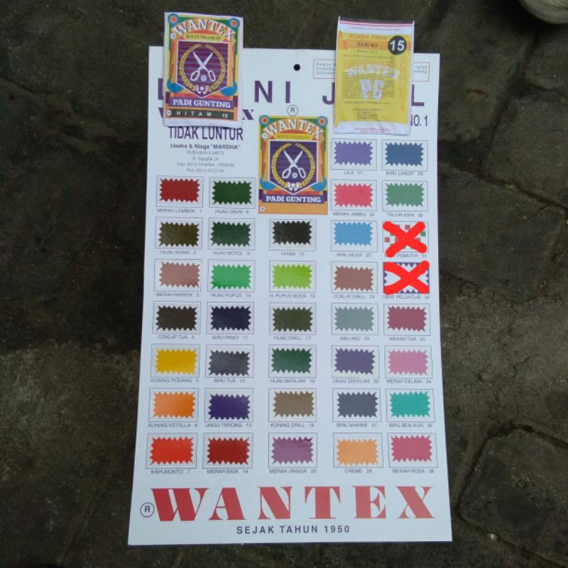 Jual Wantex/wenter/pewarna pakaian/sumbo pakaian | Shopee Indonesia