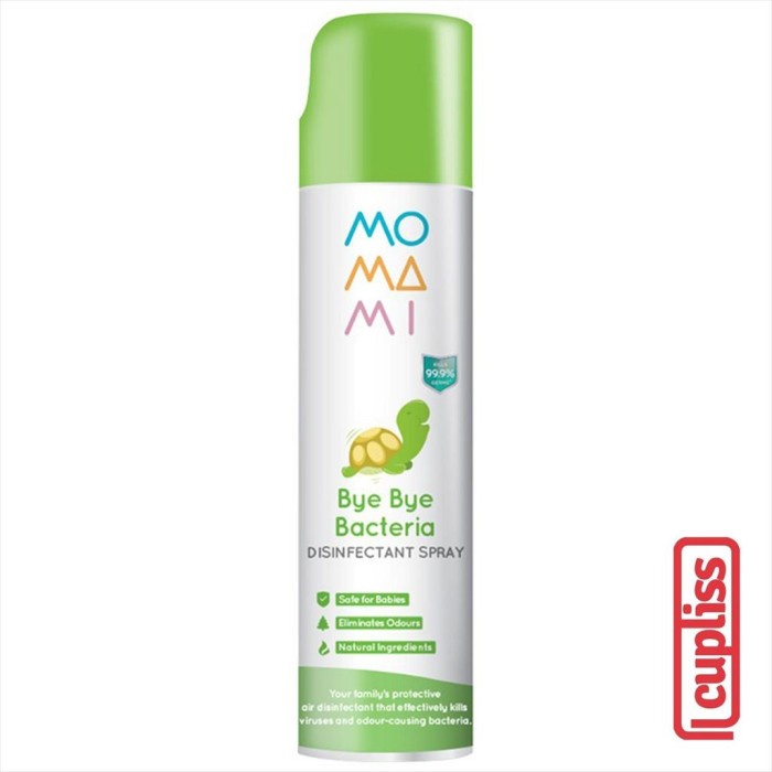 Jual MoMaMi Disinfectant Spray Bye Bye Bacteria 350ml 126376 | Shopee ...