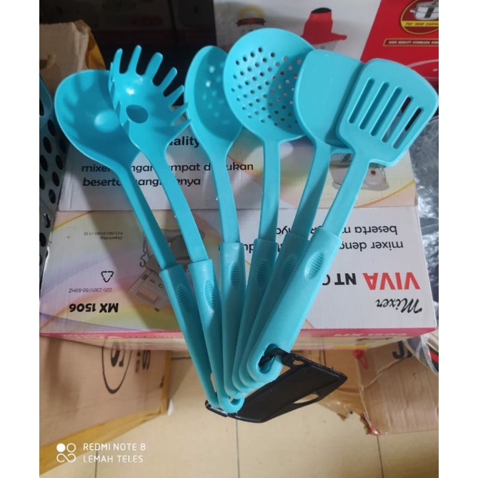 Jual SEPATULA WARNA NYLON ISI 6/SEPATULA ISI 6 PCS | Shopee Indonesia