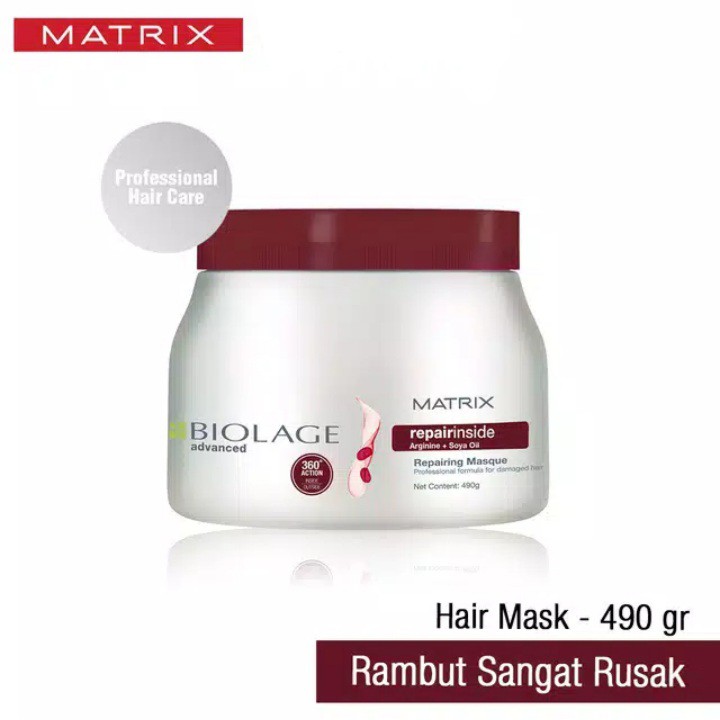 Jual MATRIX Biolage Repair Inside Repairing Masque 490g ( Hair Mask ...
